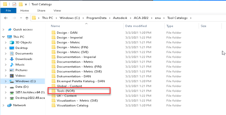 Remove the Architecture and MEP content packs after installation