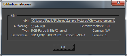 Dialogfeld "Bitmap-Bilddatei auswählen"