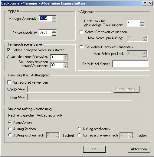 Grundlegende Vorgehensweisen für das Rendern im Netzwerk
