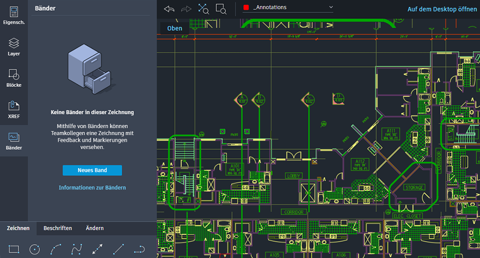 Info über die Option Band
