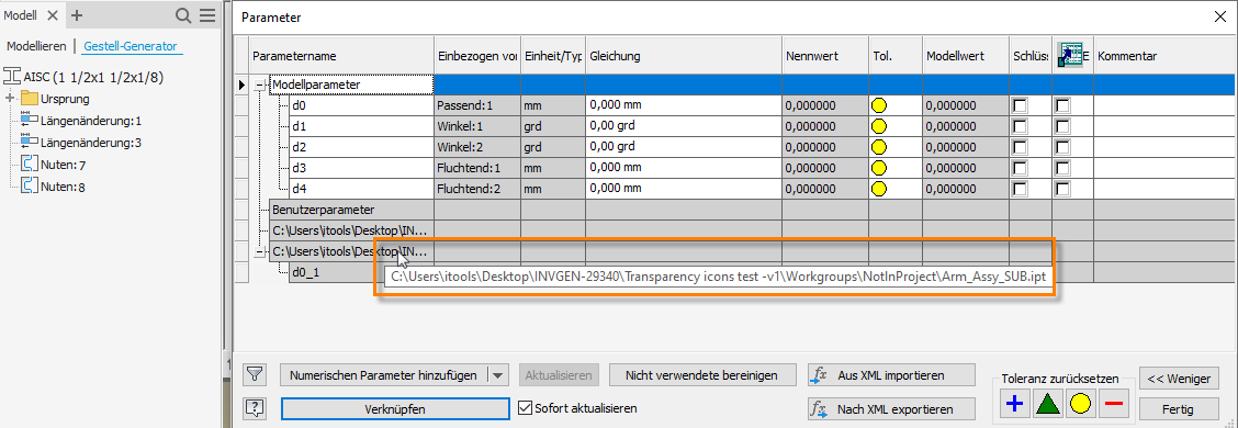 Allgemeine Verbesserungen