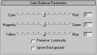 Color Balance Rendering Effect