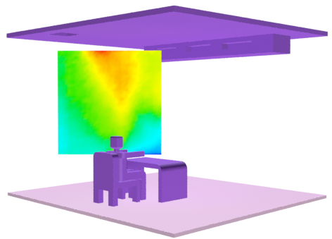 Visualizing CFD Data as Color Gradients