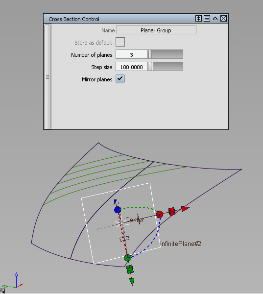 Create cross sections