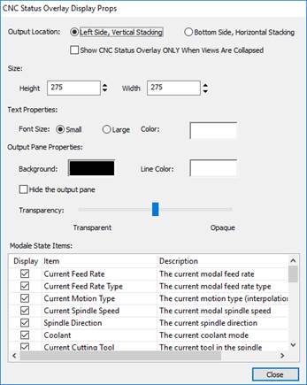 Simulation View Options