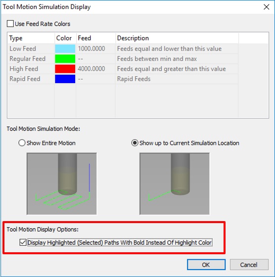 Simulation View Options