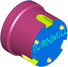 TurnMill example part 9: Simulating the toolpaths