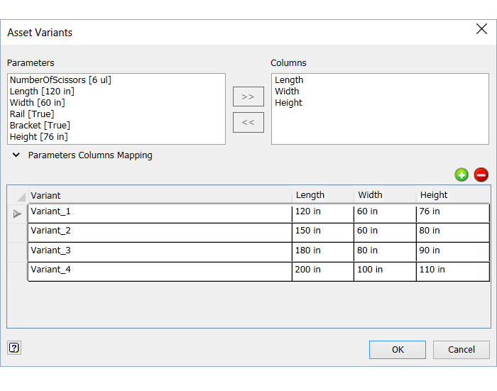 Create Asset Variants