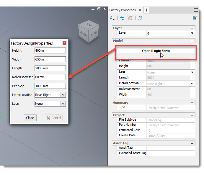 Create an iLogic Form