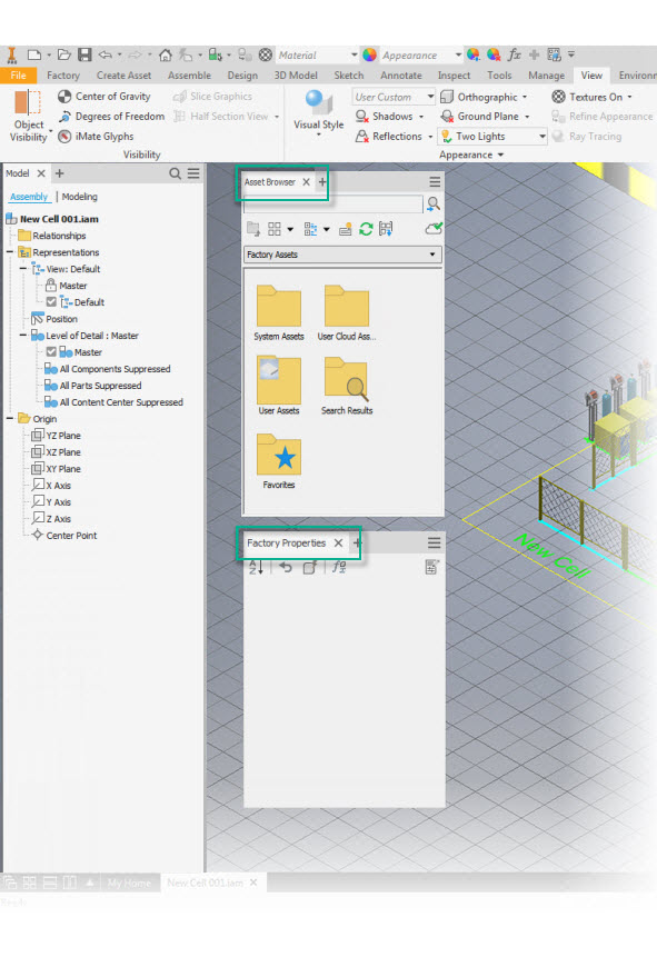 Open Inventor Factory Browsers