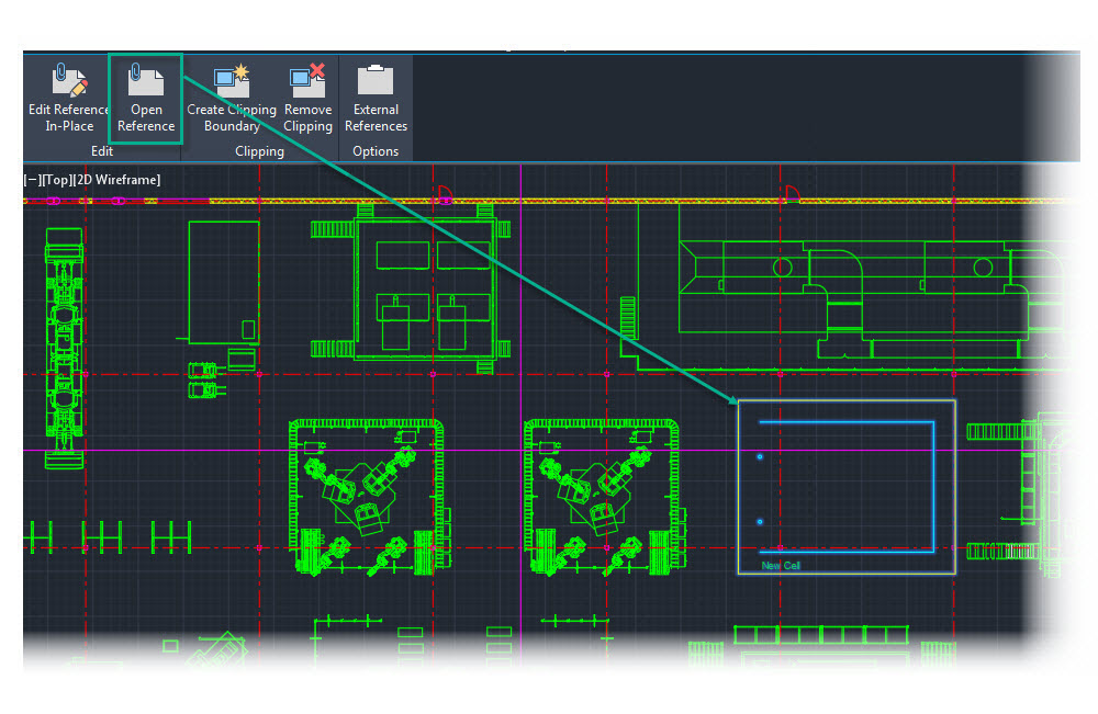 Open the Layout in 2D and Download Assets