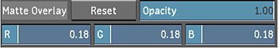 Matte Overlay Settings