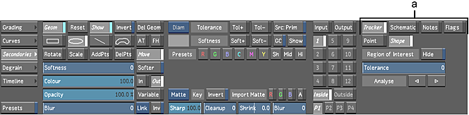 The Shape Tracker Panel