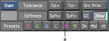 Setting the Softness Range in the Diamond Keyer