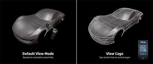 Selecting view modes