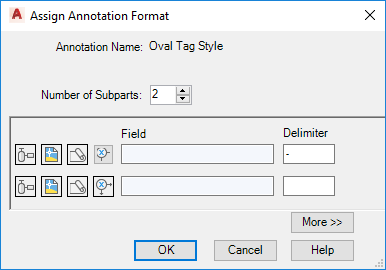 To create a block and an annotation style