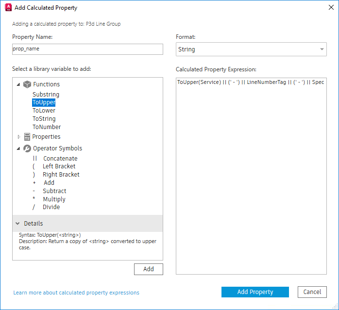 About Calculated Properties
