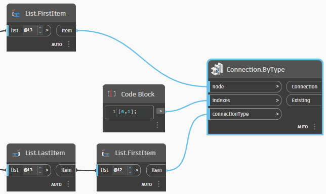 Add Connections based on Ranges of Applicability