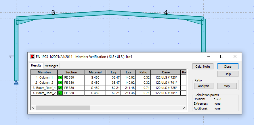 Verify the Steel Structure