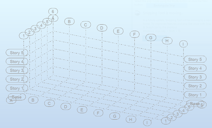 Create the Structural Axis and Stories
