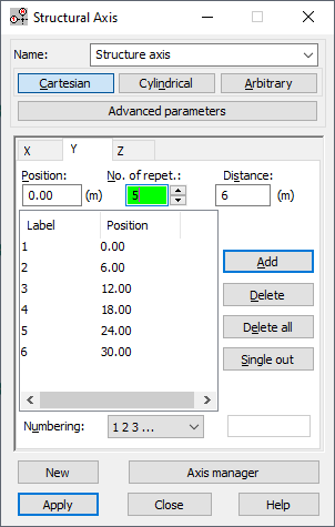 Create the Structural Axis and Stories
