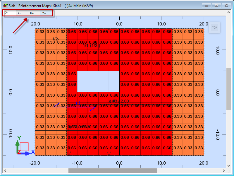 Set Calculation Options - Provided Reinforcement