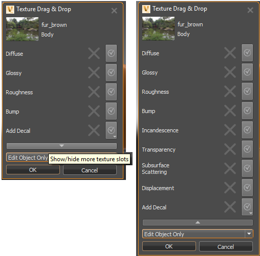 Texture Drag and Drop