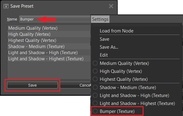 Bake Light and Shadows