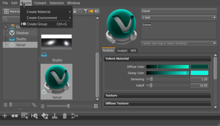 Working with Materials