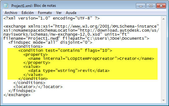 Personalizar las propiedades en el nodo TakeOffFileMap