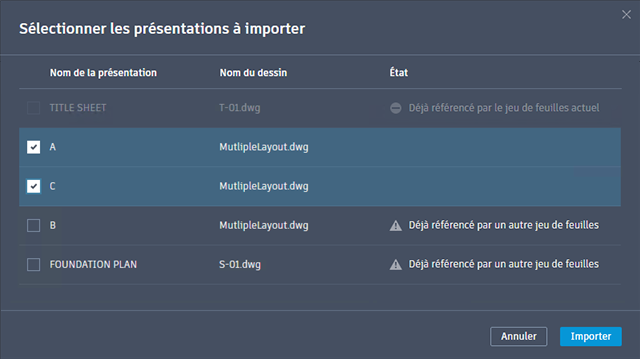 Utilisation du gestionnaire de jeu de feuilles pour le Web