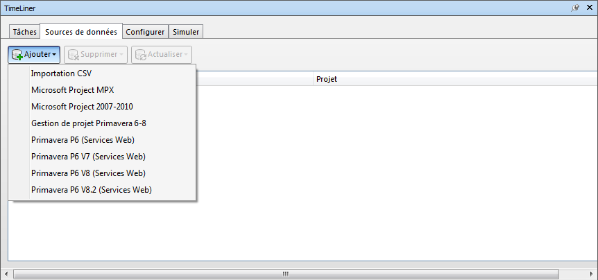 Workflow de TimeLiner