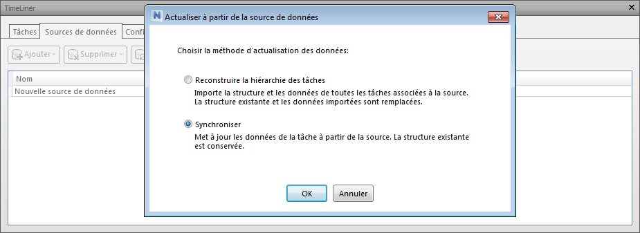 Workflow de TimeLiner