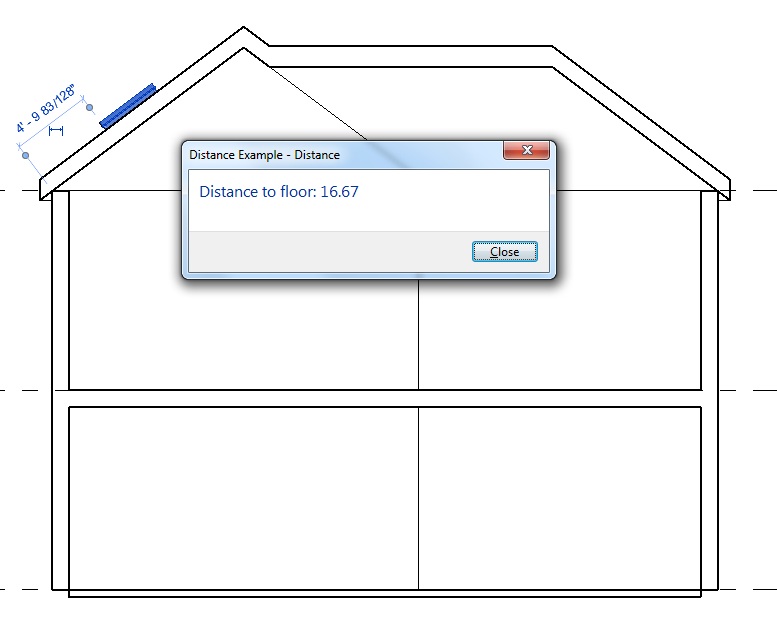 Finding geometry by ray projection