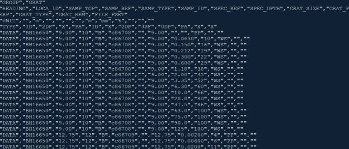 Importing AGS Data Formats into the Geotechnical Modeler