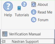 Autodesk Inventor Nastran 리본 막대