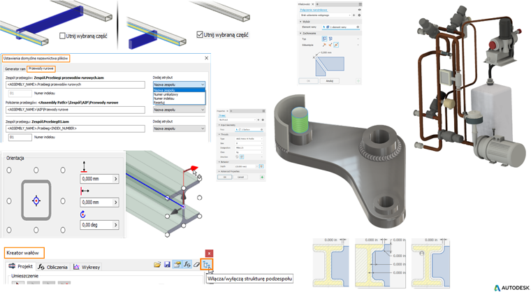 Nowości w programie Autodesk Inventor 2020