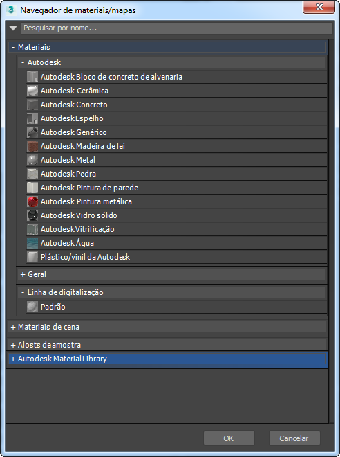 Navegador de material / Map
