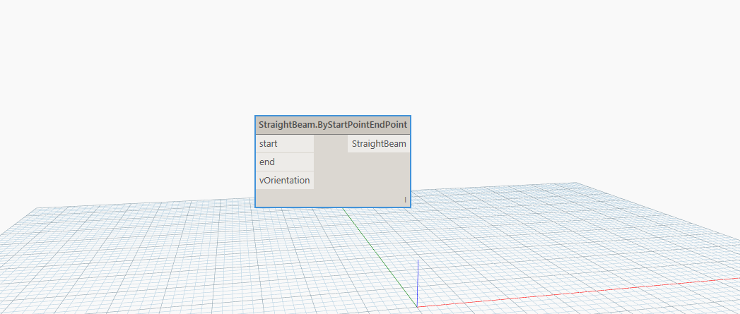 Create a Straight Beam