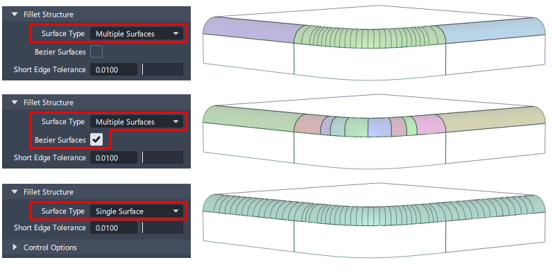 曲面工具常用参数