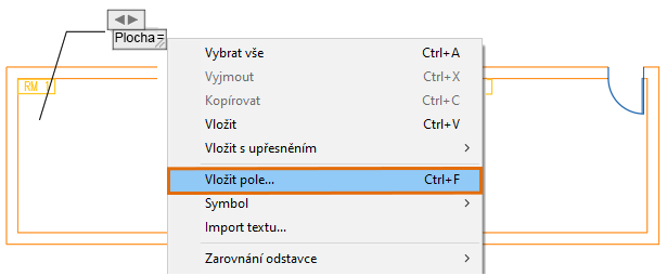 Výpočet plochy a měření vzdálenosti