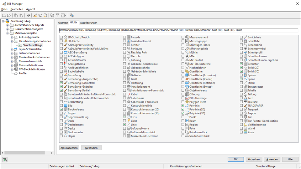 Neue Funktionen im AutoCAD MEP 2023 Toolset