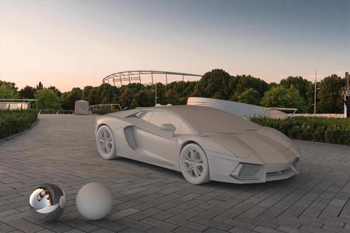 Automotive Exterior Rendering