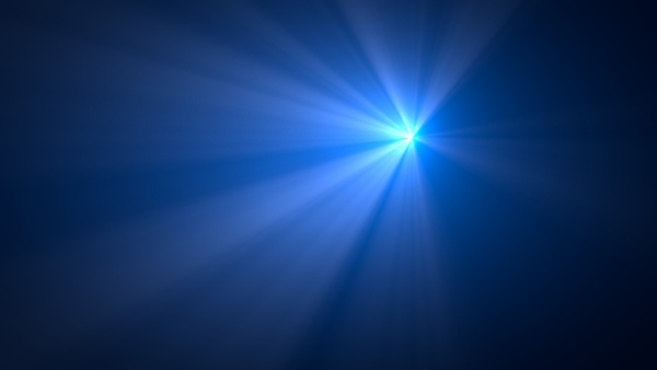 Hyperspace Effect using a Gobo and Atmosphere Volume