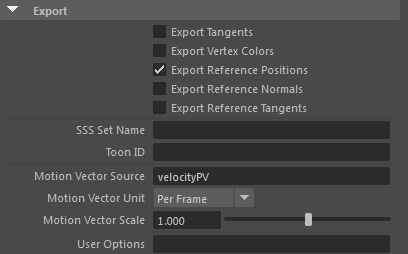 Motion Vector Source