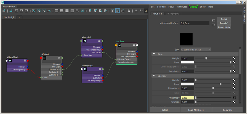 Anisotropic Brushed Metal