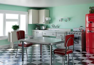 Look-dev with the Kitchen Set USD Scene