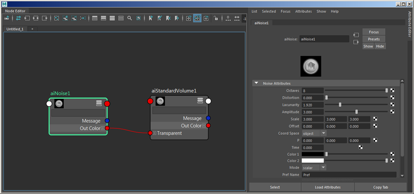 Rendering Clouds using the Volume Shader