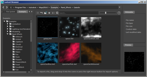 Rendering Paint Effects Curves using Override Sets