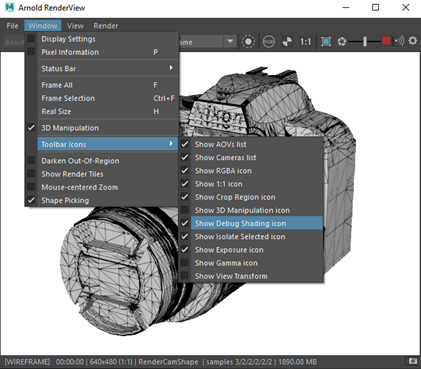 Camera Product Visualization